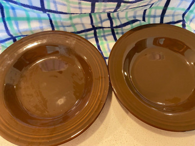 Fiestaware Chocolate Soup or Pasta Bowl set of two | eBay