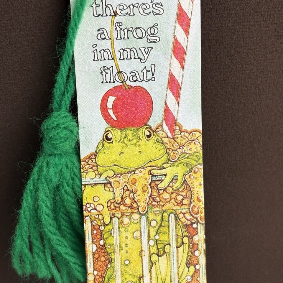 Vtg 1979 'There's a Frog in My Float' Root Beer Ice Cream Antioch ...