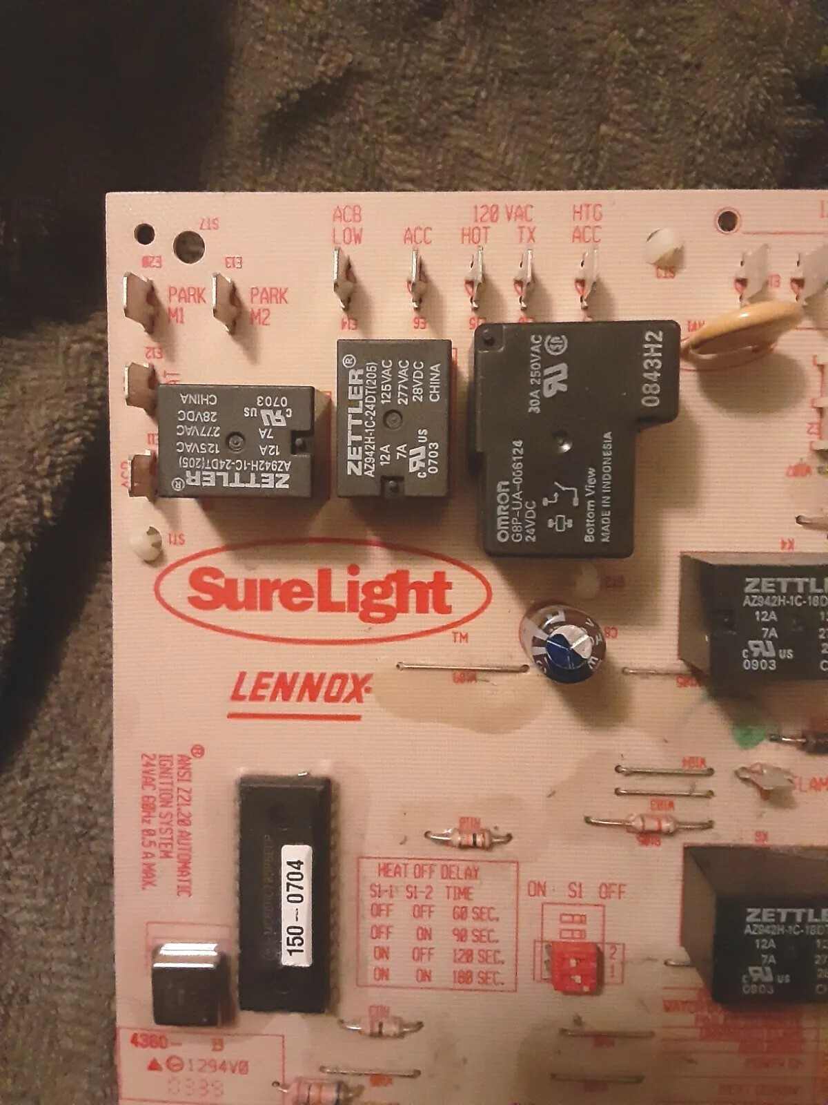 Lennox SureLight 97L4801 / 50A62-121 Furnace Control Circuit Board | eBay