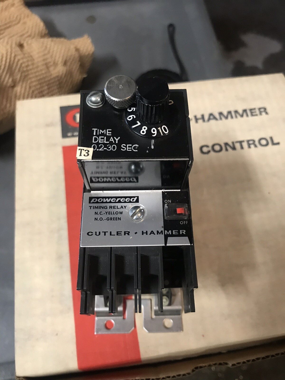 Cutler Hammer Powered TIMING Relay D88RAE 120v A1 Powereed 50-400cy ...