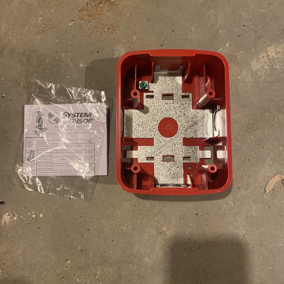 System Sensor SBBSPRL Fire Alarm - Red 783863048869| eBay