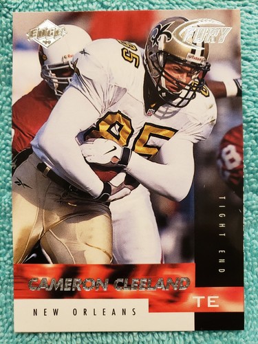 1999 COLLECTOR'S EDGE FURY CAMERON CLEELAND #28 NEW ORLEANS SAINTS | eBay