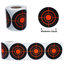 Splatter Target Stickers 3inch Self-Adhesive Reactive Targets Paper for ...