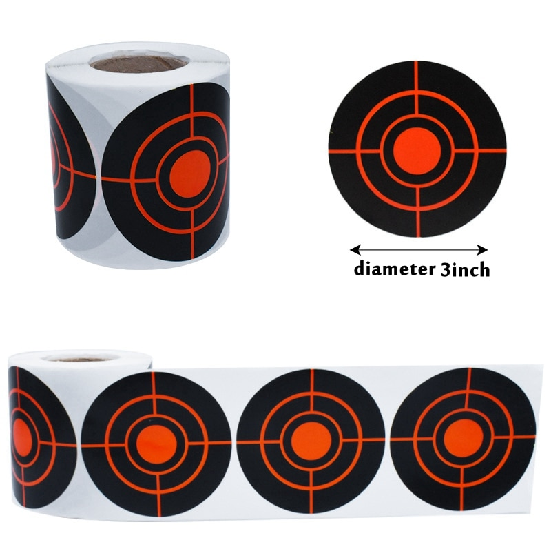 Splatter Target Stickers 3inch Self-Adhesive Reactive Targets Paper for ...