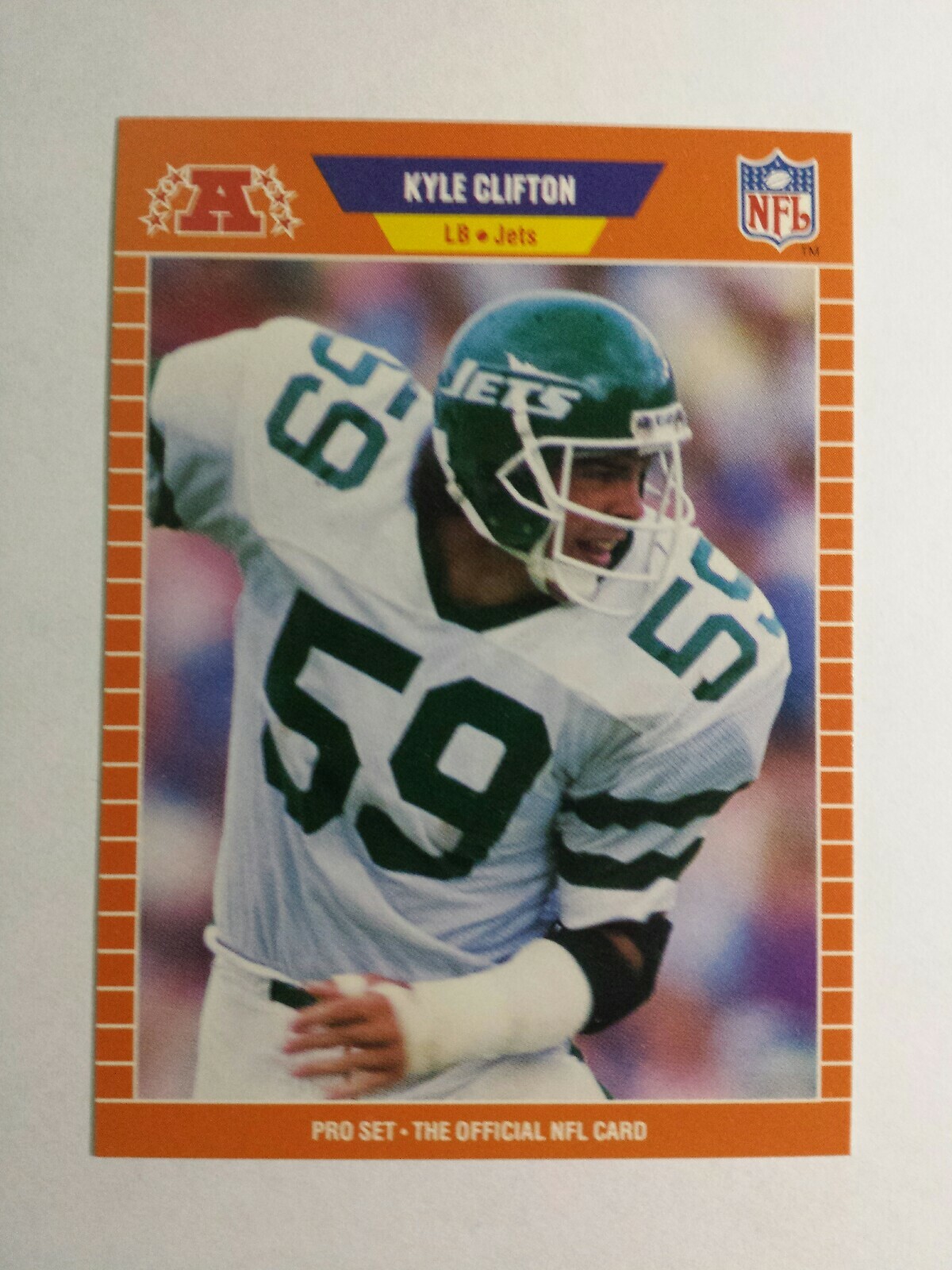 KYLE CLIFTON 1989 PRO SET FOOTBALL CARD # 295 C7810 | eBay