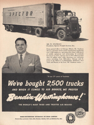 1955 Bendix Westinghouse: Spector Freight Vintage Print Ad | eBay