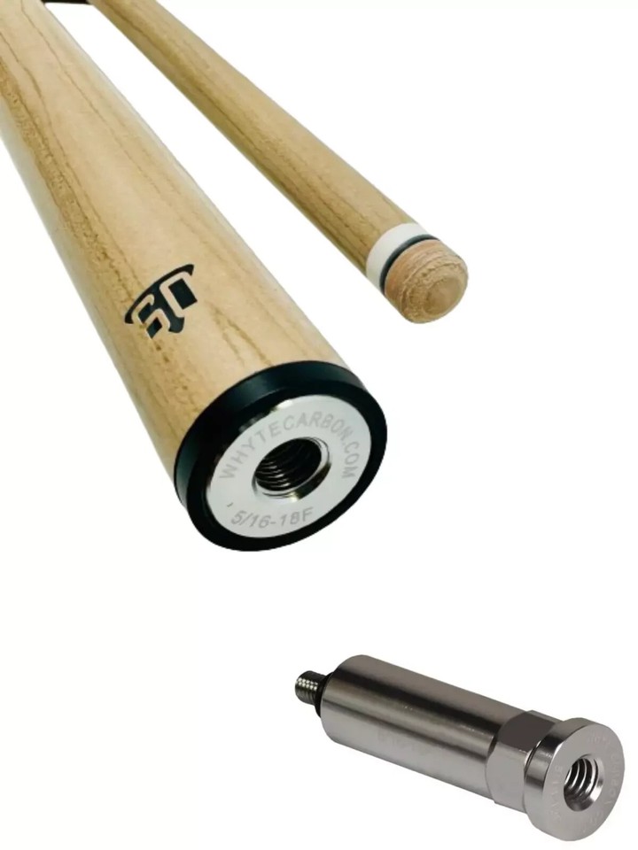 Premium Whyte Carbon Wood Grain Essence Play Shaft Enhanced Pool Cue ...