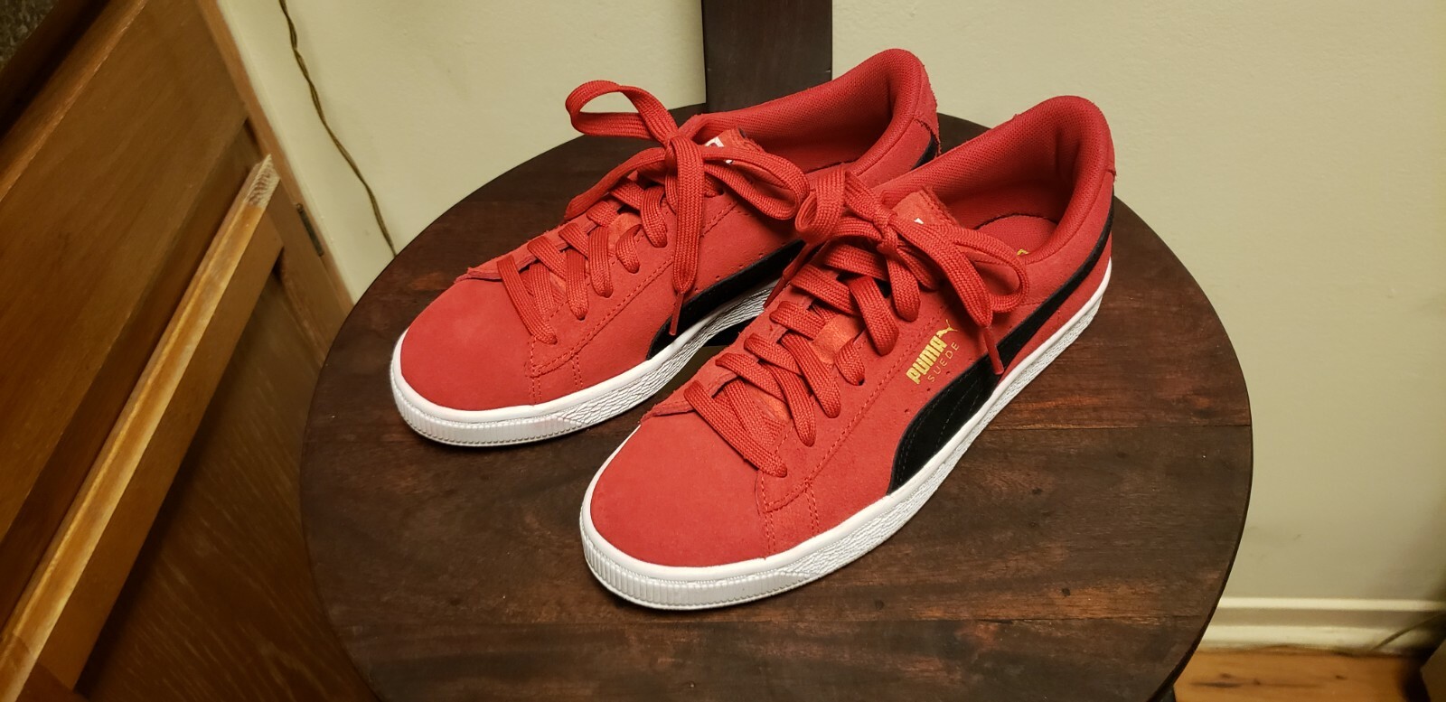 Puma Red Suede Sneakers - Gem