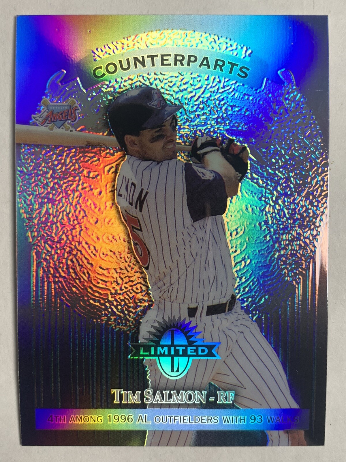 1997 Donruss Limited - Counterparts Limited Exposure #142 Tim Salmon ...