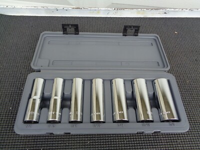 NAPA EVERCRAFT 1/2" Drive SAE Deep Socket Set 7 Pc Set 776-1553 | eBay