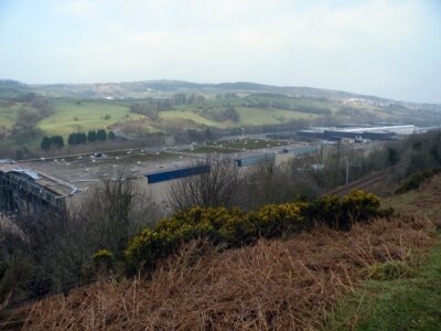 Photo 6x4 Demolition in Spango Valley Spango/NS2374 The large building ...