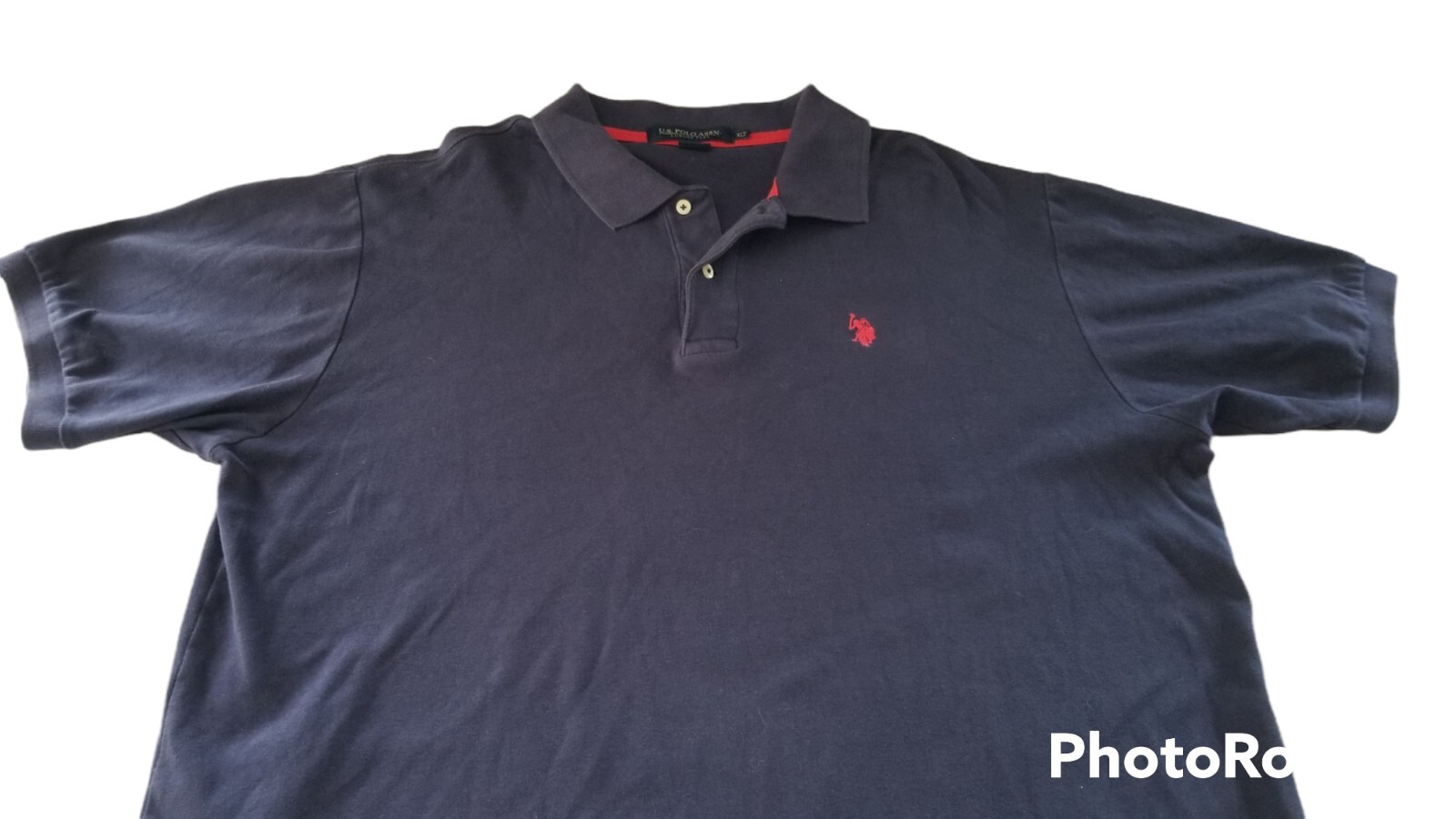 US Polo Assn Men's Big &Tall XLT Blue Luxury Feel Polo Shirt Fast ...