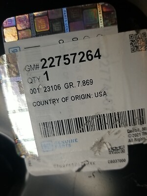 NEW OEM GM Front Bumper Bracket Right 22757264 Silverado Sierra 1500 ...