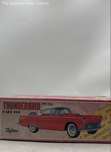Thunderbird Hard Top 1956 Blue White Model Car Vehicle Toy In Box | eBay