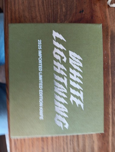 Boker White Lightning Limited Edition Knife | eBay