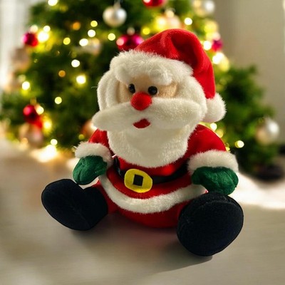 Create American Fun Interactive Santa Plush Toy, Moves And Sings ...