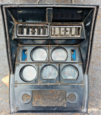 1978-82 CHEVY CORVETTE C3 CENTER CONSOLE GAUGE CLUSTER ASSEMBLY GM ...