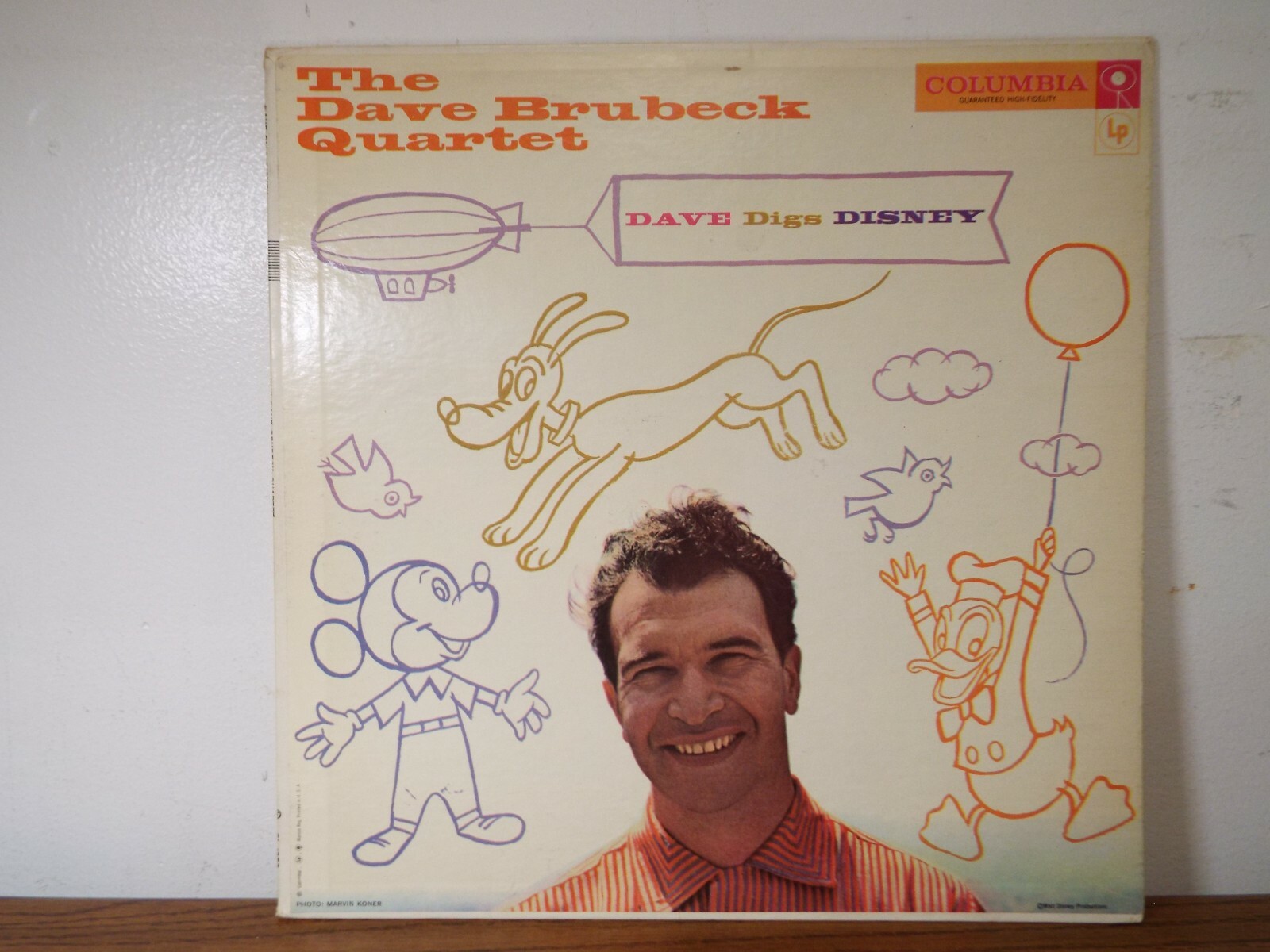 DAVE BRUBECK DAVE DIGS DISNEY 1958 JAZZ LP VINYL ALBUM | eBay