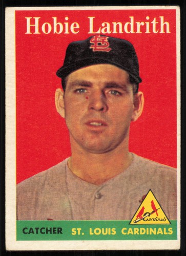 1958 Topps #24a Hobie Landrith St. Louis Cardinals | eBay
