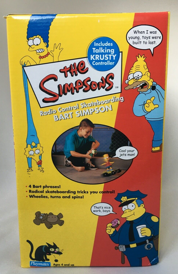 The Simpsons Radio Control Skateboarding Bart Simpson New | eBay