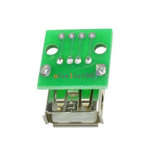 10PCS Type A Female USB To DIP 2.54MM PCB Board Adapter Converter For ...