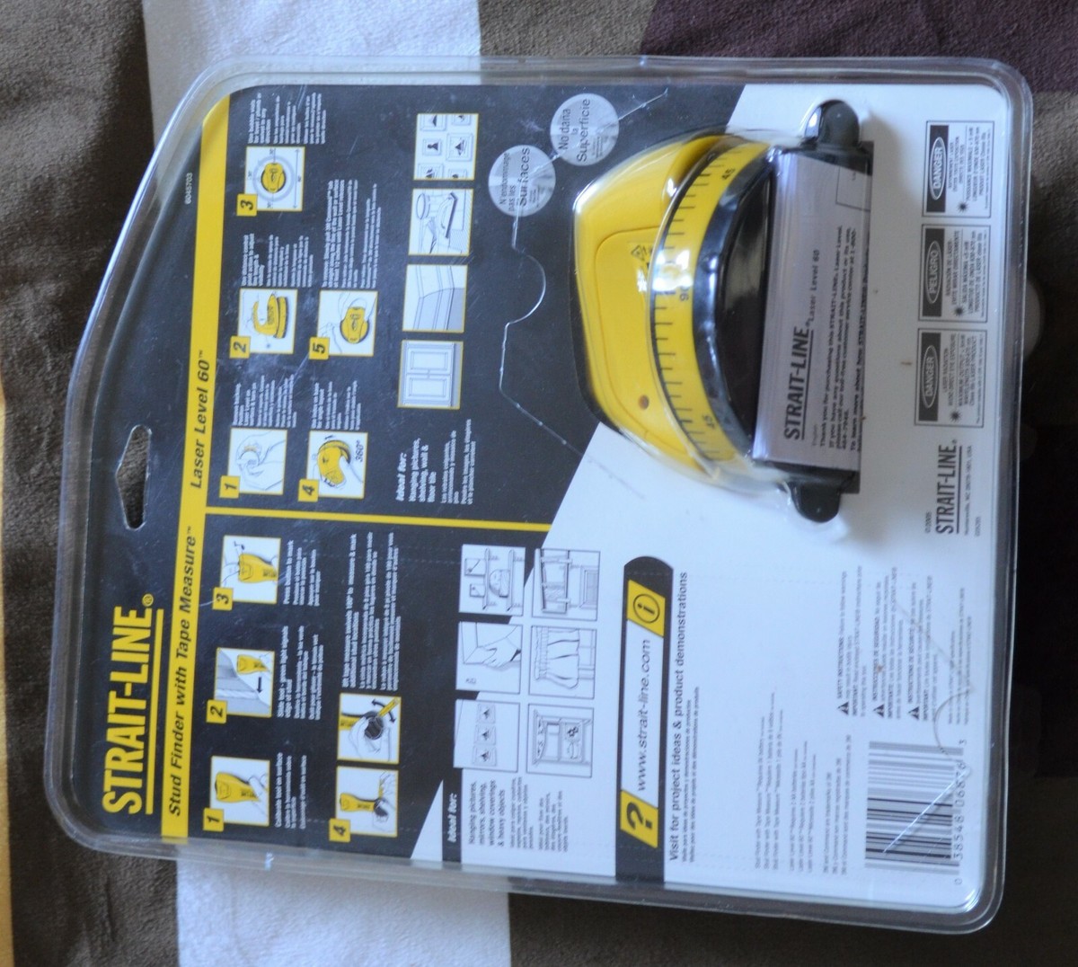 Strait Line Wall Scanner Strait Line Sonic Laser Tape Stud Finder 75