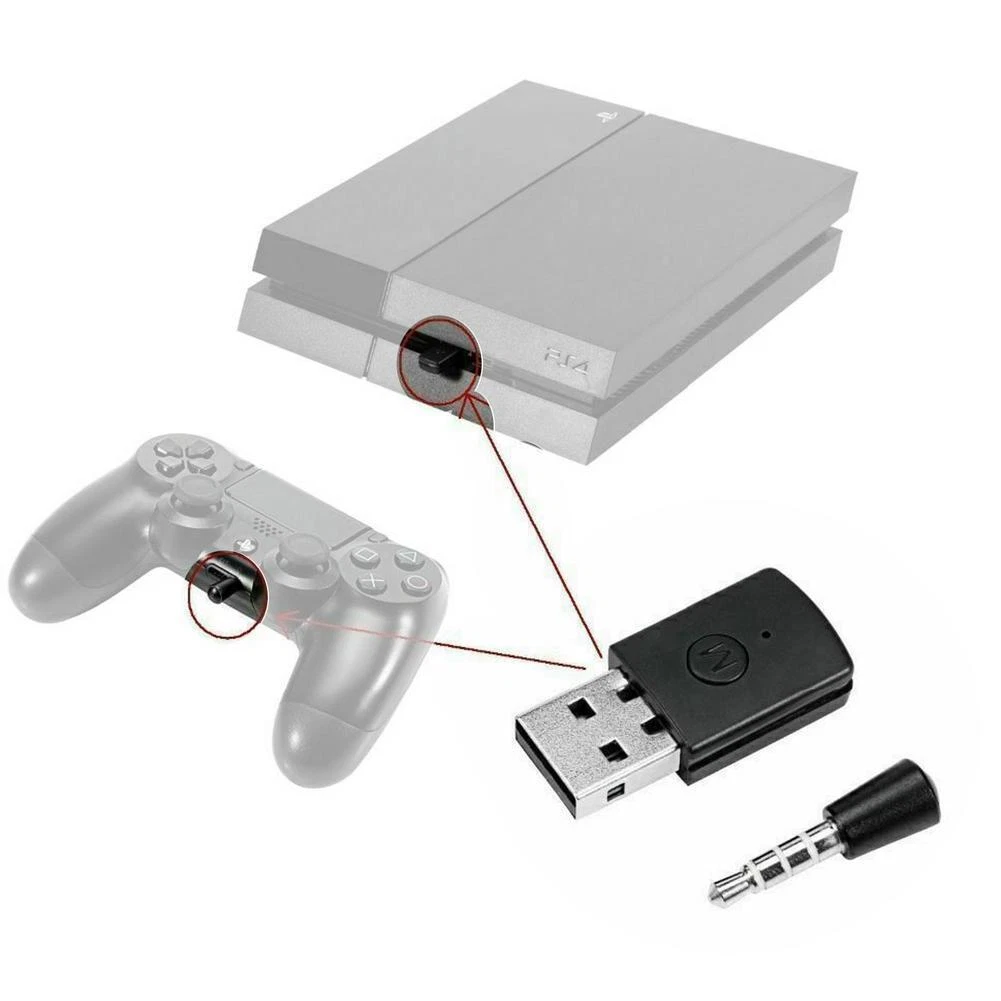 For PS4 Playstation Bluetooth Protable USB Adapter Headsets