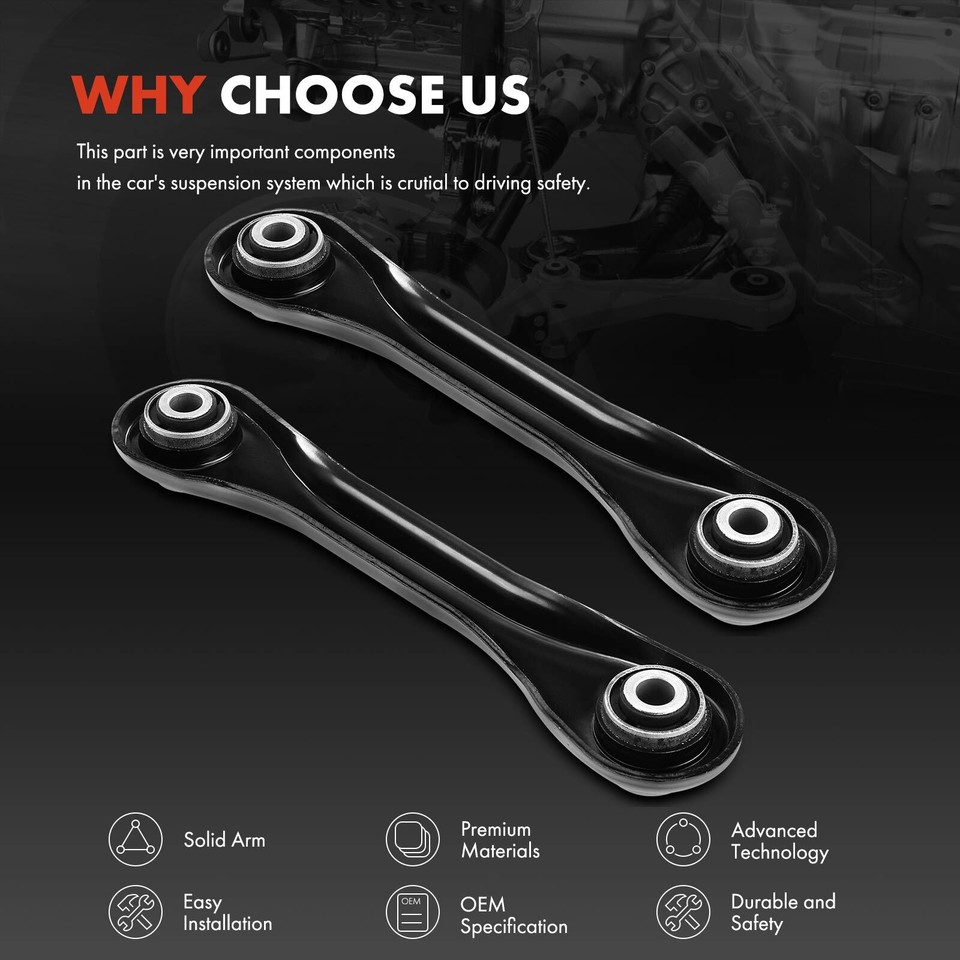 2pcs New Rear Lower Forward Control Arm for Ford Escape 2013 2014-2018 ...