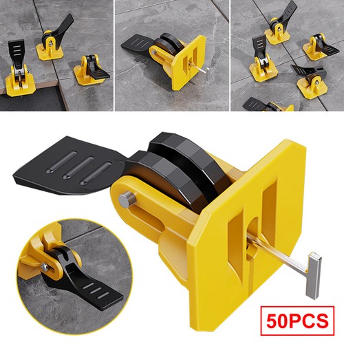 50 PCS Tile Leveling System Kit Reusable Positioning T-Pin Locator ...
