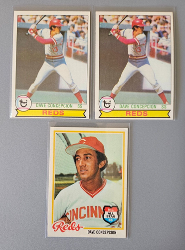 Dave Concepcion Vintage Three Card Lot - Cincinnati Reds | eBay
