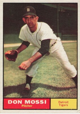 DON MOSSI 1961 TOPPS BASEBALL #14 | eBay