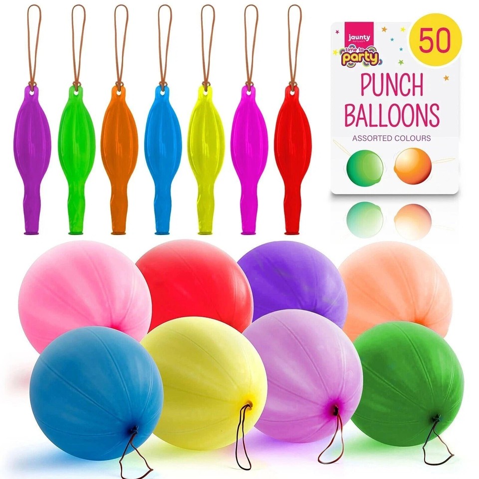 10-100 LARGE PUNCH BALLOONS Party Bag Fillers Goody CHILDRENS Loot Toys ...