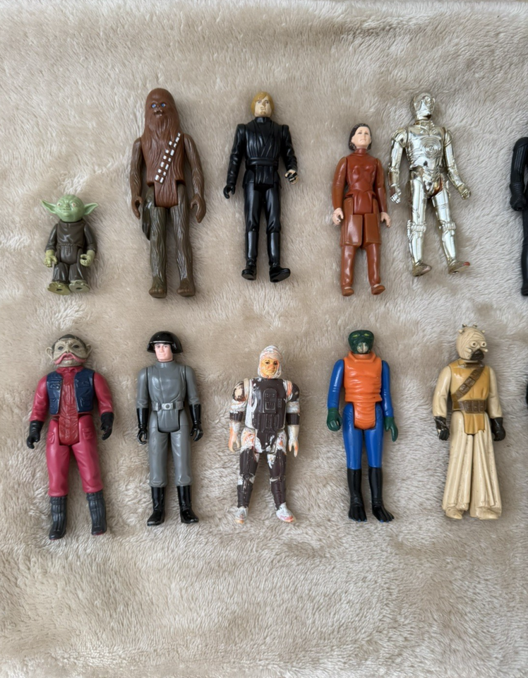 Lot Of 16 (1970’s -80’s) Vintage Star Wars Action Figures Original ...
