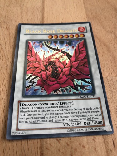 Black Rose Dragon CSOC-EN039 Ultra Rare Unlimited Edition Yugioh Card ...