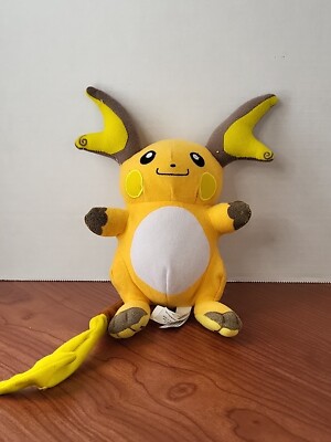 2019 Nintendo Pokemon 9" RAICHU Stuffed Character Plush Stuffed Toy ...