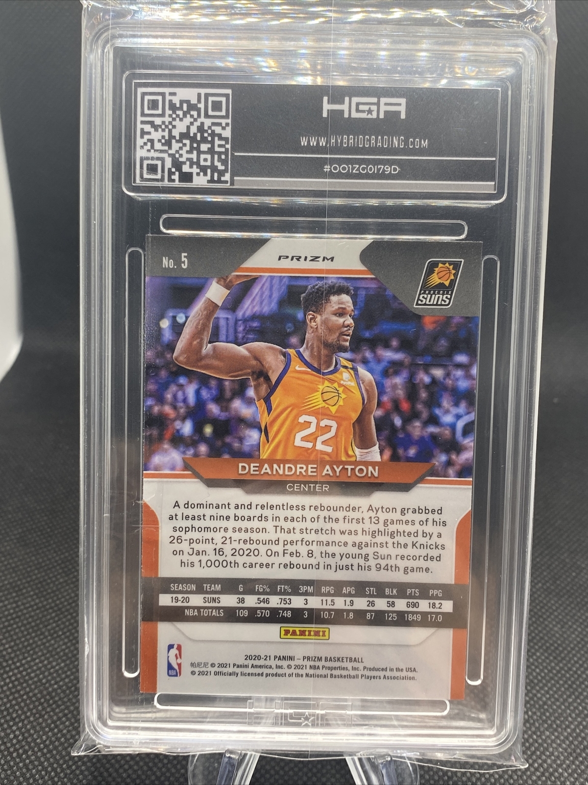 2020-21 Panini Prizm - DeAndre Ayton #5 Orange Ice Prizm for sale ...