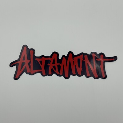 ALTAMONT Skateboarding Apparel Clothing Vintage STICKER 8X2.5" | eBay