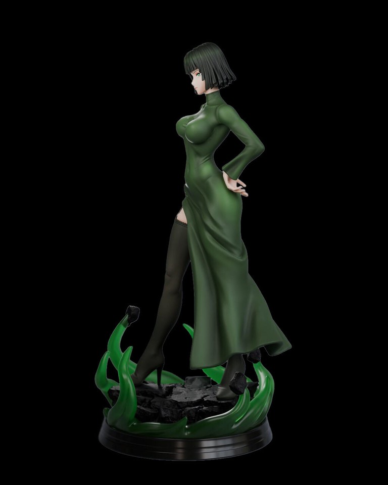 Fubuki One-Punch Man 3D Printed 12K Figure Statue Resin Model Kit ...