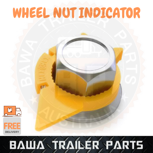 10x Wheel Nut Adjustable Indicator 19-23mm Multi-fit Orange Lug Safety ...