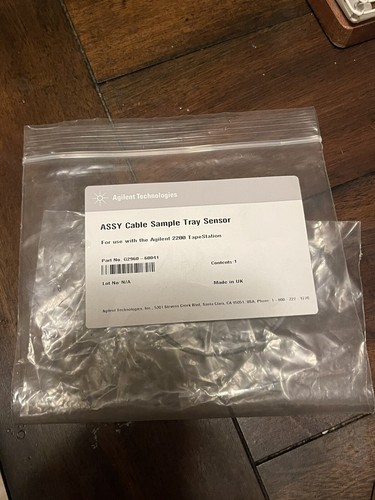 Agilent Assy Cable Sample Tray Sensor For Tapestation 2200 G2960-60041 ...