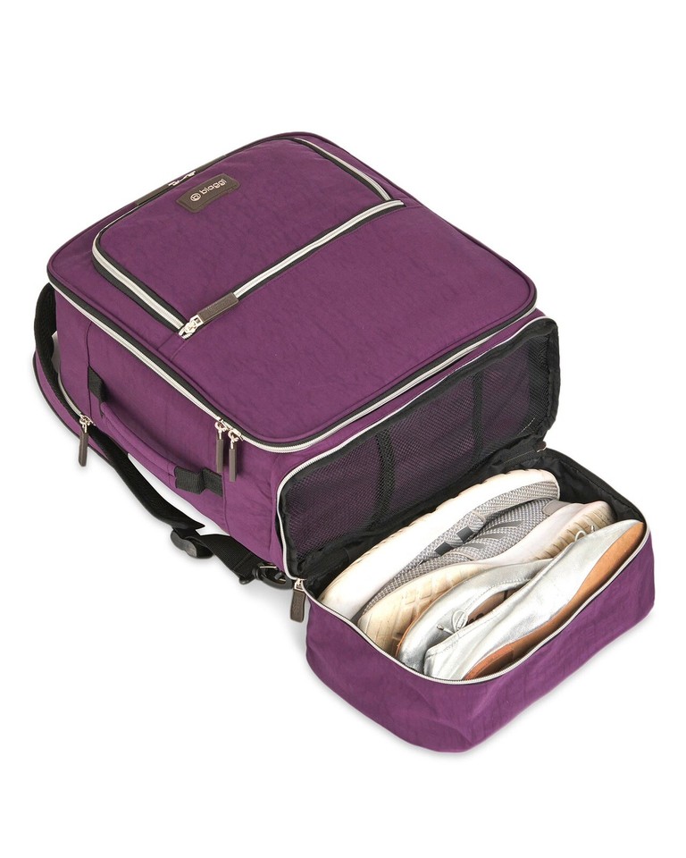 Biaggi Carry Cube Backpack Purple | eBay