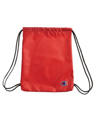 Champion - Drawstring Carry Sack Bag - Red | eBay
