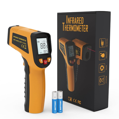 Infrared Thermometer Laser Temperature Gun, -58℉ to 1112℉, Single Laser ...