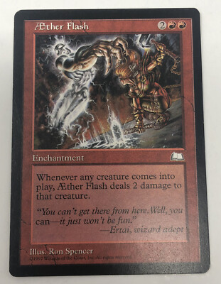 1997 Magic: The Gathering - Weatherlight Aether Flash | eBay