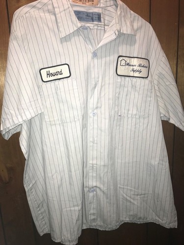 Mechanic Button Up Shirt Work Uniform Short Sleeve and hi-visility | eBay