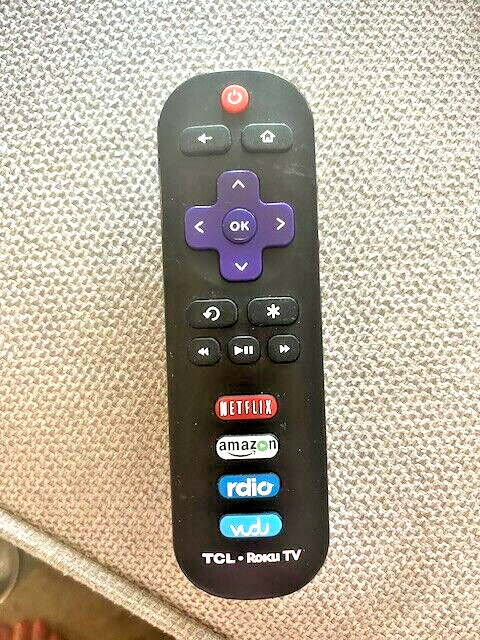 Genuine TCL Roku TV remote, used, has netflix, amazon, Rdio, Vudu | eBay