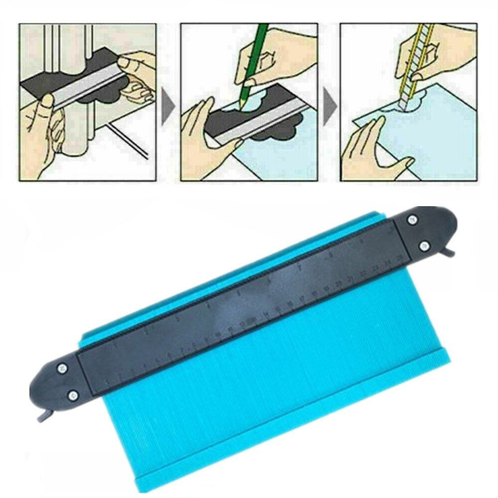 New Practical Car Sheet Metal Ruler Tool Plastic Replacement Scale ...