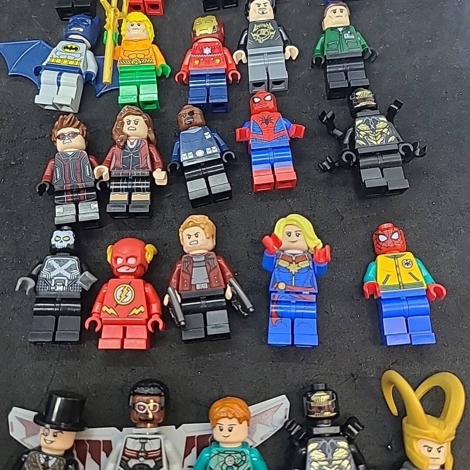 Lego Minifigures Lot Of DC/Marvel Super Hero Lot Of 30 #1 | eBay