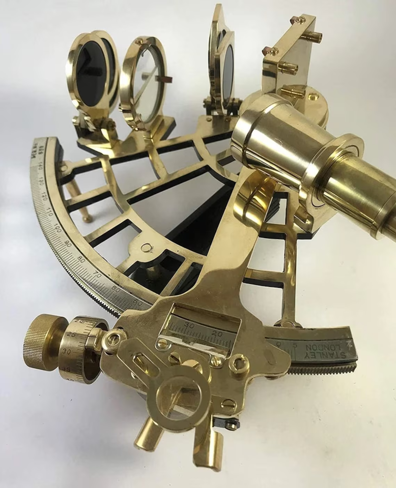 Nautical hand-made brass 9"sextant nautical working navigational ship instrument | eBay UK
