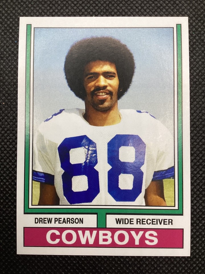 1974 BCC Custom Card Drew Pearson Dallas Cowboys WR | eBay